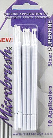 Microbrush MHS10 SuperFine Applicators 10 Pack — White Rose Hobbies