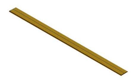 Midwest Products 3019 N Scale Cork Roadbed 25 Strips — White Rose Hobbies