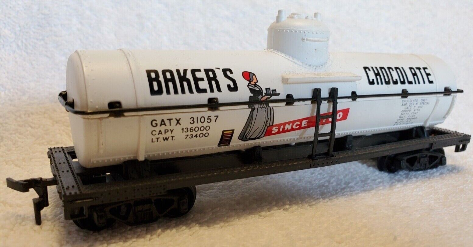 Model Power 8107 HO Scale Chemical Tank Car Baker's Chocolate GATX 310 ...