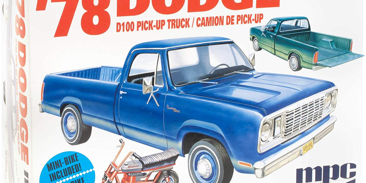 MPC 901 1/25 1978 Dodge D100 Custom Pickup Skill Level 2 Model Kit ...