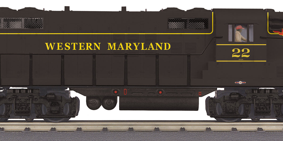 MTH Premier 20-21745-1 O Scale EMD GP7 Diesel Western Maryland WM 22 w ...