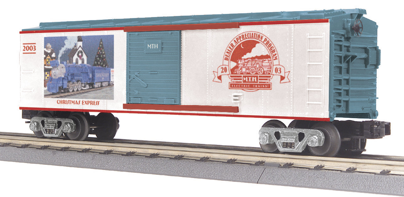 MTH 20-80005E O Gauge Boxcar DAP (Dealer Appreciation Car) Christmas 2 ...