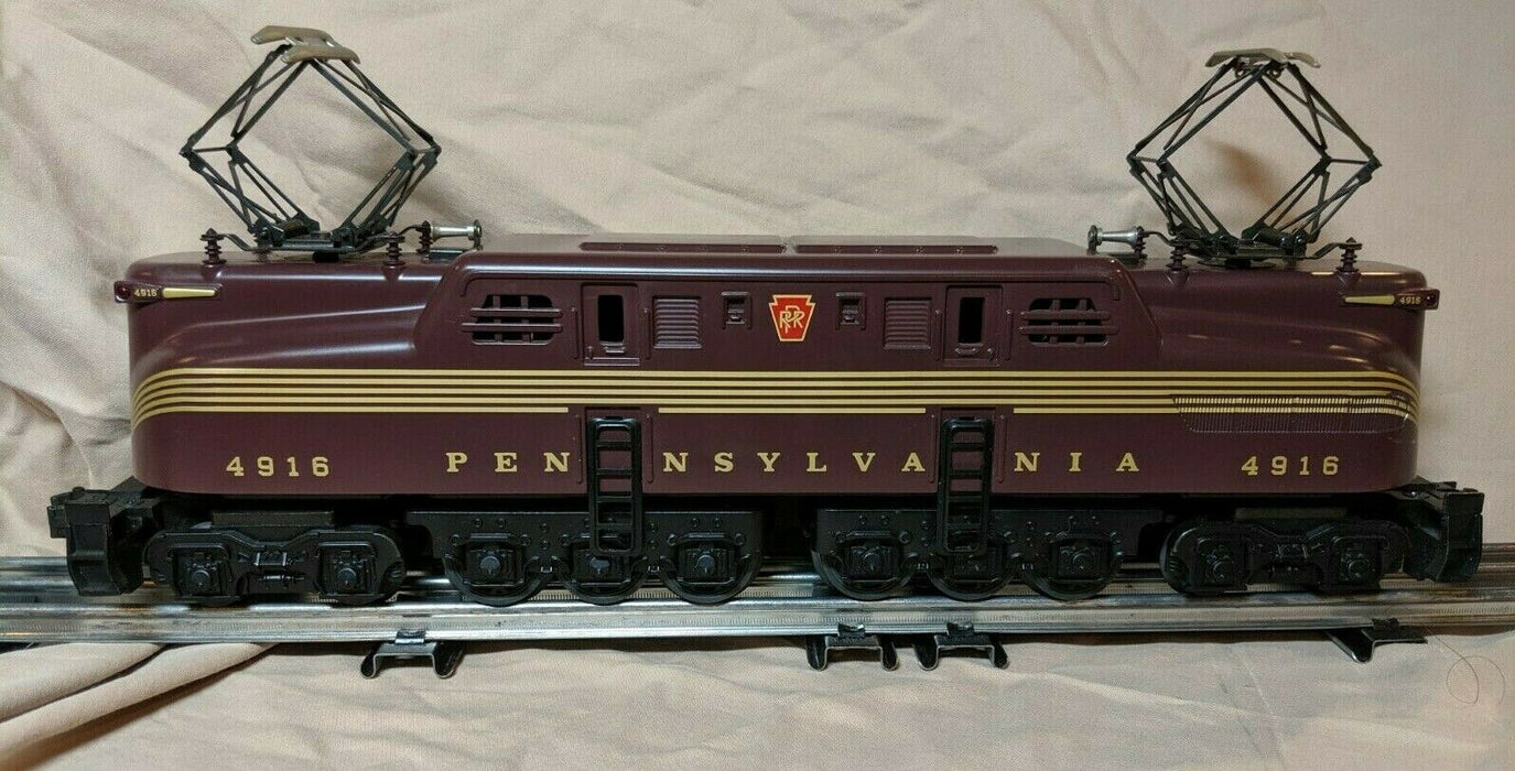 MTH 30-2507 O Guage GG1 Electric Locomotive Tuscan Red 5 Stripe Pennsy ...