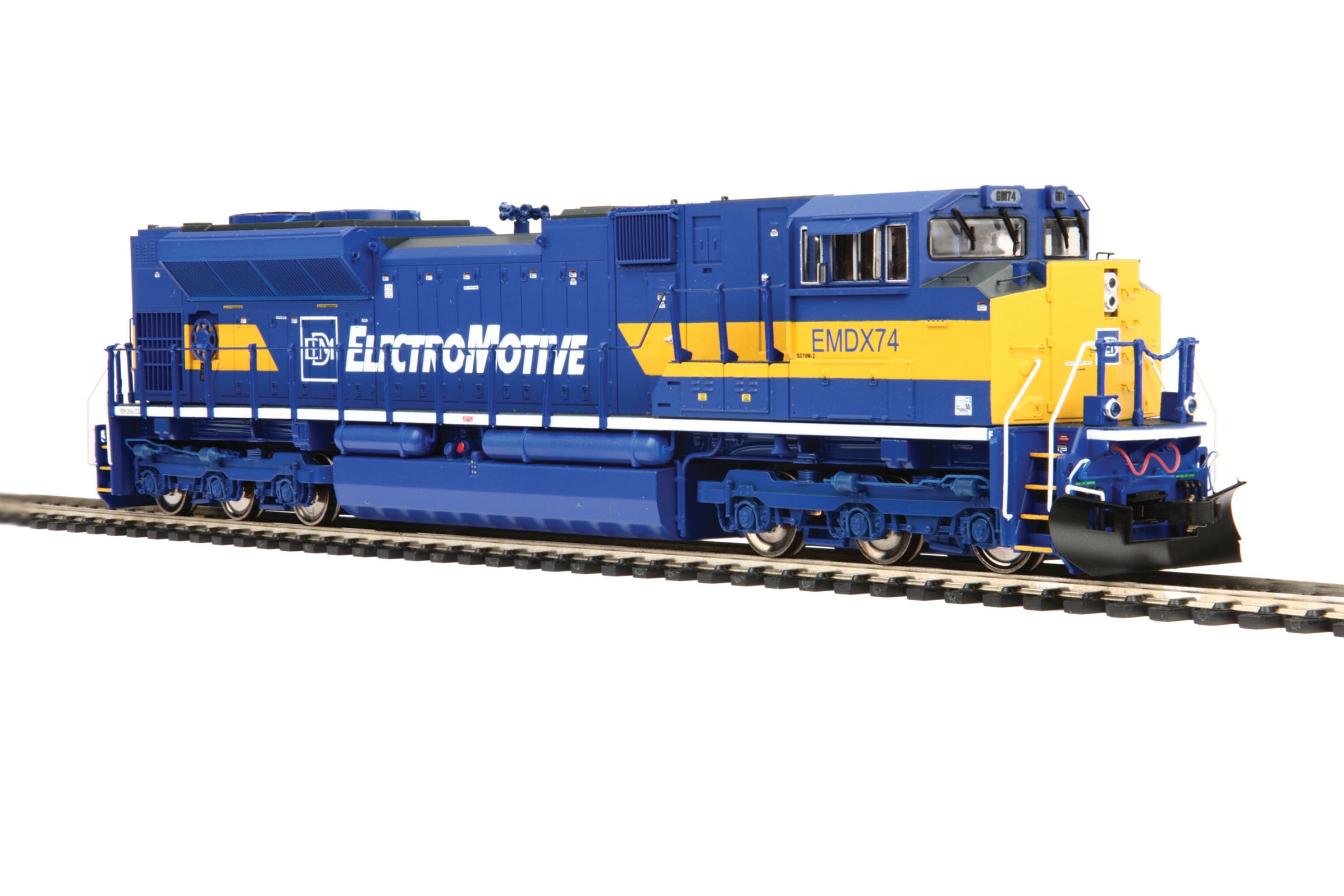 MTH 80-2017-1 HO Scale EMD SD70M-2 Diesel Demonstrator EMDX 74 PS3 - N — White Rose Hobbies
