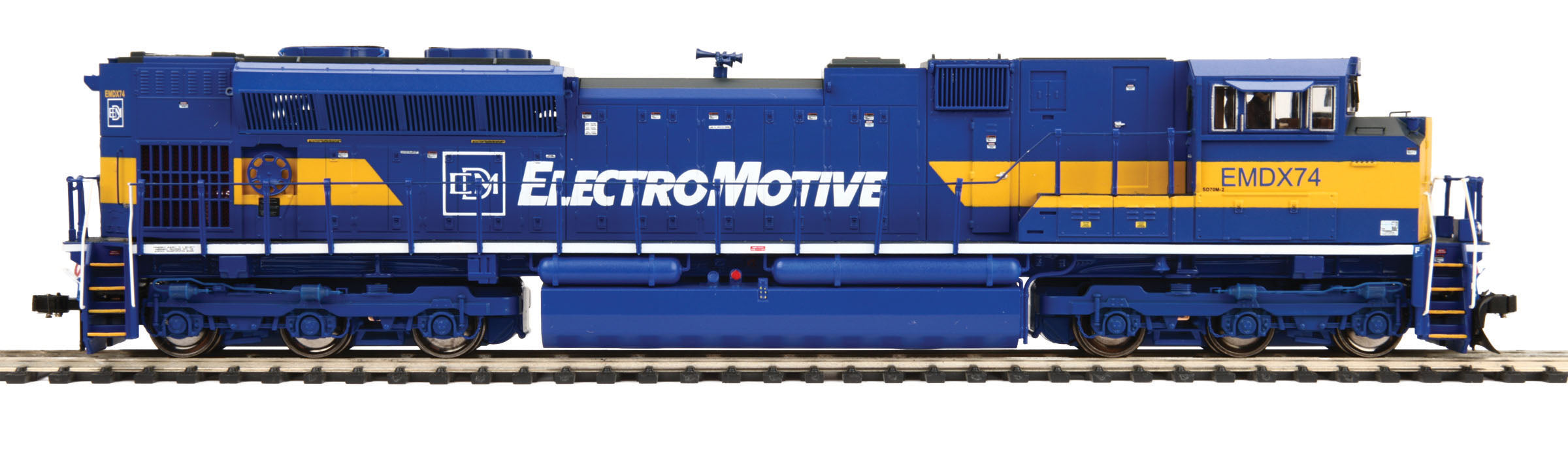 MTH 80-2017-1 HO Scale EMD SD70M-2 Diesel Demonstrator EMDX 74 PS3 - N — White Rose Hobbies