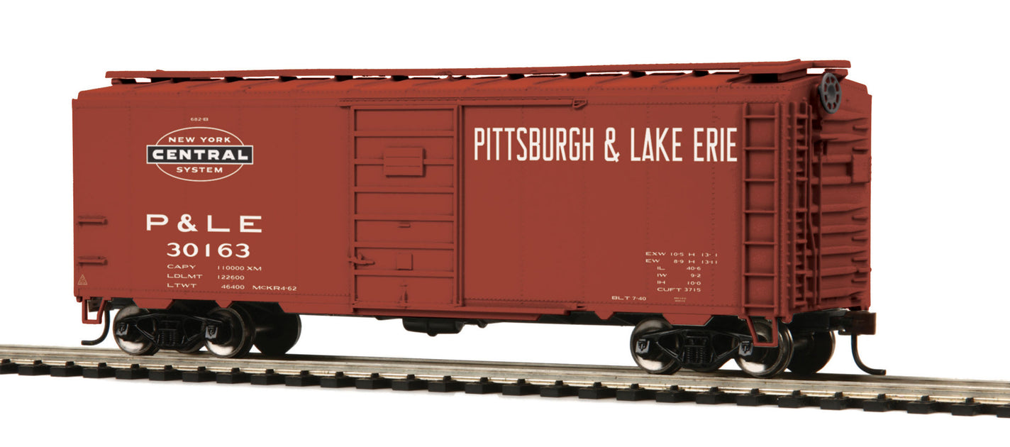 MTH 85-74073 HO Scale 40' PS-1 Boxcar P&LE 30163 - NOS — White Rose Hobbies