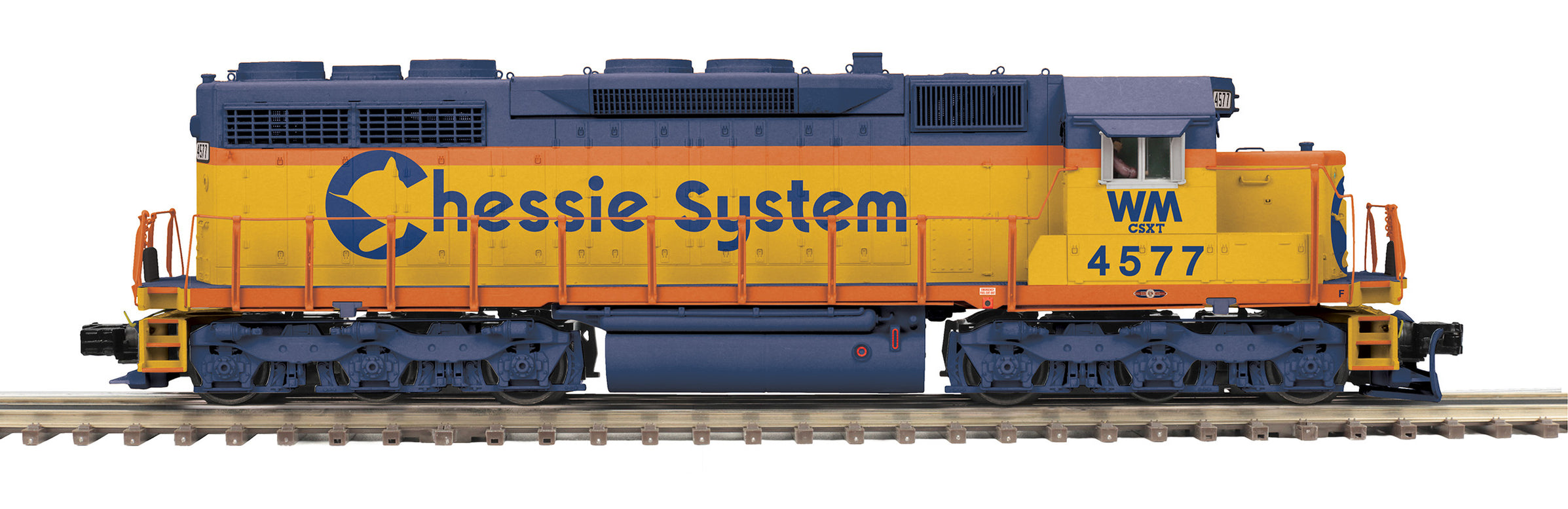 MTH Premier 20-21755-1 O Scale EMD SD35 Diesel Chessie System WM 4477 ...