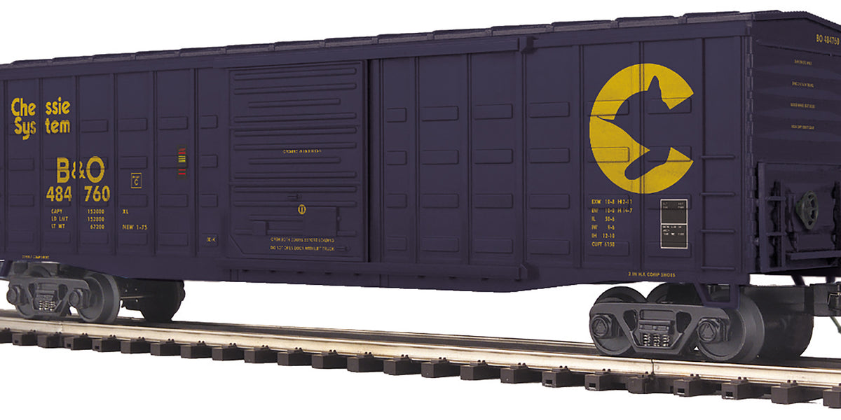 MTH Premier 20-93984 O Scale 50' Waffle Boxcar Chessie System B&O ...