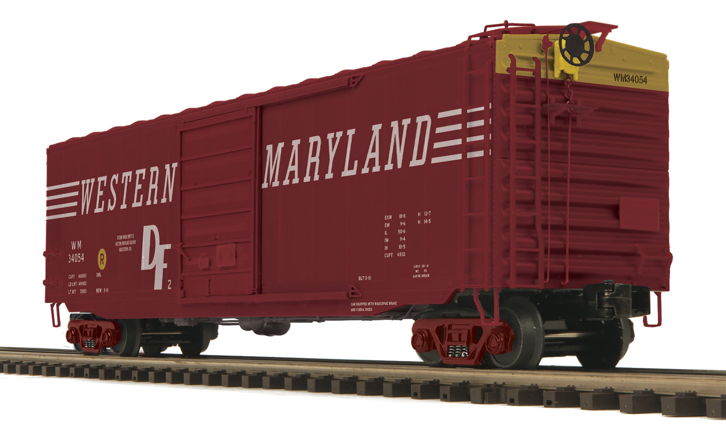 MTH Premier 20-99313 O Scale 50' PS-1 Boxcar Western Maryland WM ...