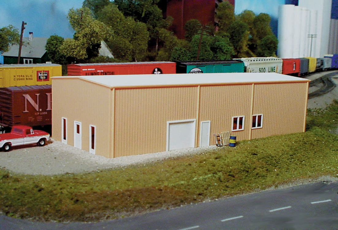 Pikestuff 4 HO Scale Modern Pre-Fab Warehouse Kit — White Rose Hobbies