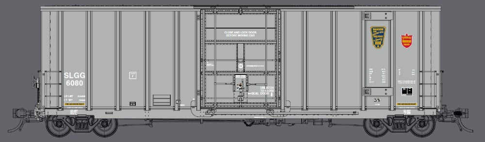 Prairie Shadows 8022A04 HO Scale Trinity 50' High Cube Boxcar Can Am S ...