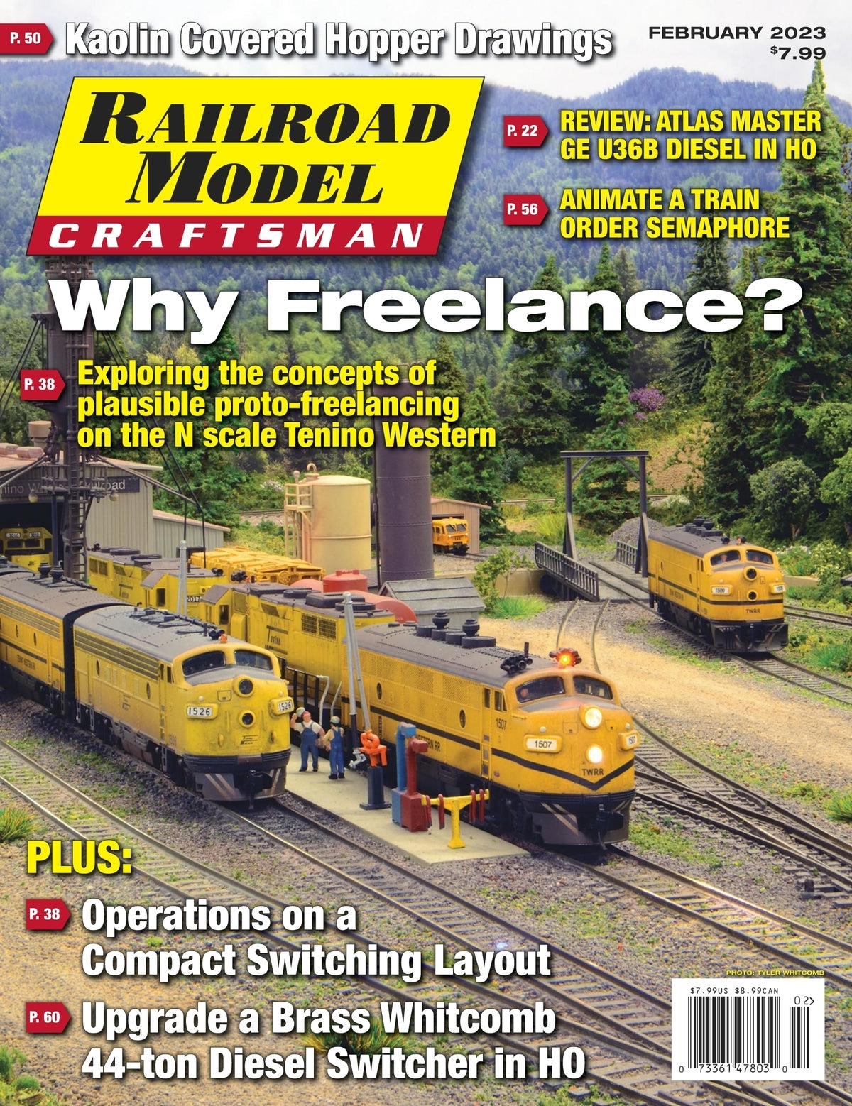 Railroad Model Craftsman Magazine February 2023 — White Rose Hobbies
