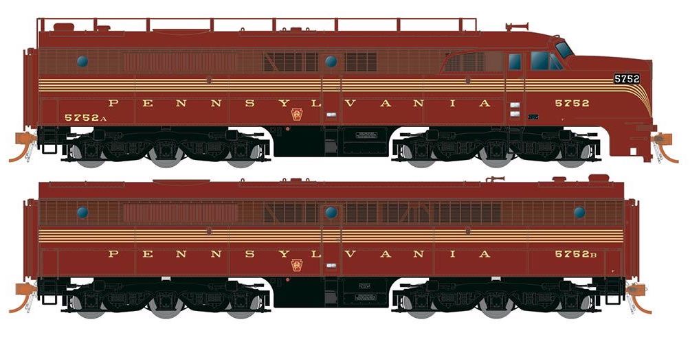 Rapido 023531 HO Scale ALCo PA-1 / PB-1 Pennsylvania PRR 5754 A/B with ...