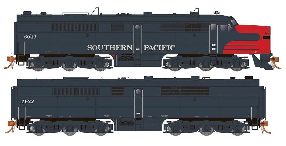 Rapido 023538 HO Scale ALCo PA-2 / PB-2 Southern Pacific SP 6045/5924 ...