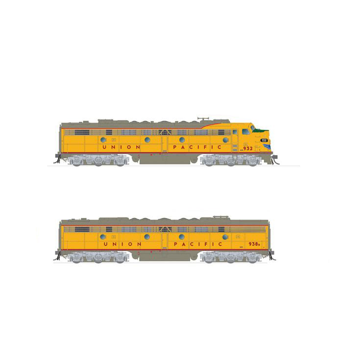 Rapido 028040 HO Scale EMD E8A + E8B Union Pacific UP 938 938B — White ...
