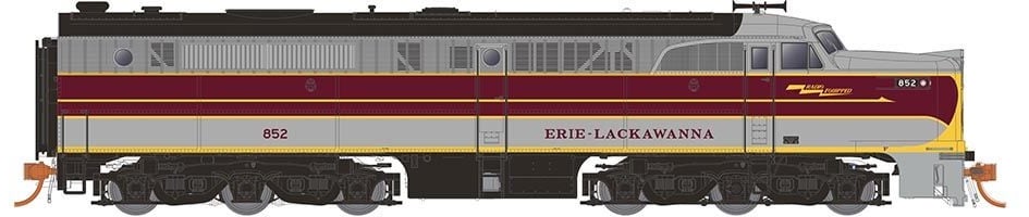 Rapido 23548 HO Scale ALCo PA -1 Diesel Erie Lackawanna EL 854 (DCC ...
