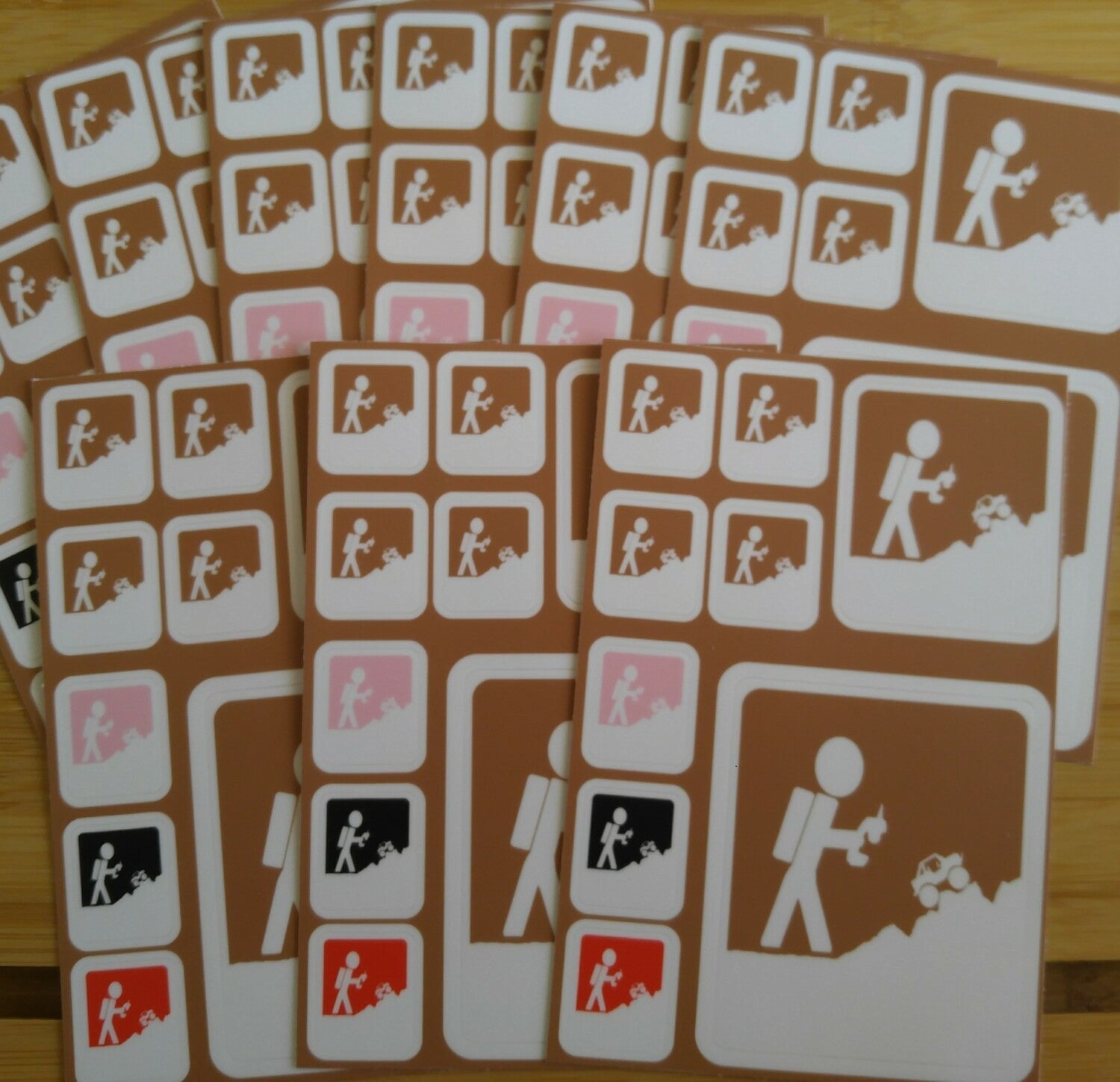 RC Adventure Trucks Vinyl Decal Sticker Sheet — White Rose Hobbies