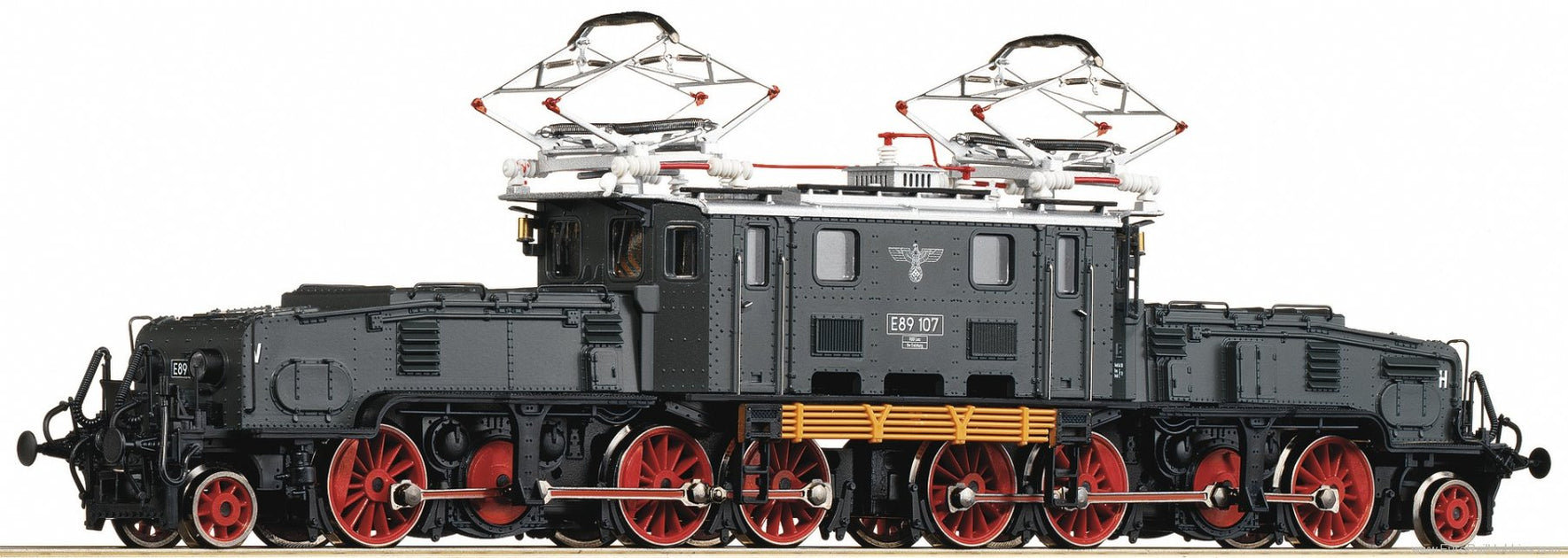 Roco 63714 HO Scale E89 Croodile Eectric Locomotive DRG - NOS — White ...
