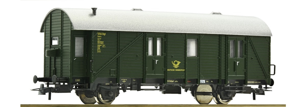 Roco 64417 HO Scale German Postal Wagon Deutsche Bundesbahn DB 533 Stg ...