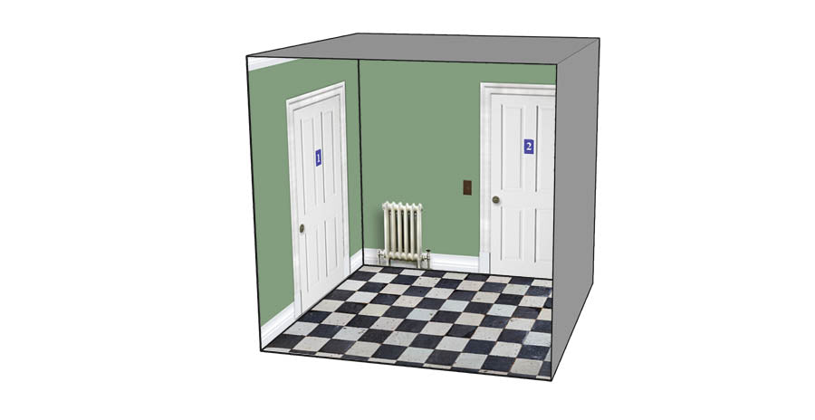 Roomettes 01-114-01 HO Scale Banfield Flats Interior Kit (Fits DPM 114 ...