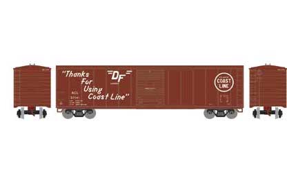 Roundhouse 15104 HO Scale 50' PS-1 Single Sliding Door Boxcar Atlantic ...