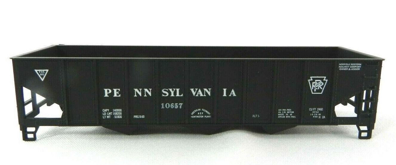 Roundhouse 1538 HO Scale 3 Bay Ribside Open Hopper Kit Pennsylvania PR ...