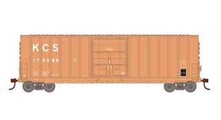 Roundhouse 1540 HO Scale 50' High Cube Plug Door Boxcar Kansas City So ...