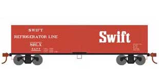 Roundhouse 1590 HO Scale 40' Wood Reefer SWIFT SRLX 5877 — White Rose ...