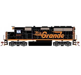 Roundhouse 18247 HO Scale EMD GP40-2 Denver & Rio Grande D&RGW 3107 — White Rose Hobbies