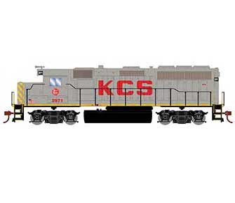 Roundhouse 18251 HO Scale EMD GP40-2 Kansas City Southern KCS 2971 — White Rose Hobbies