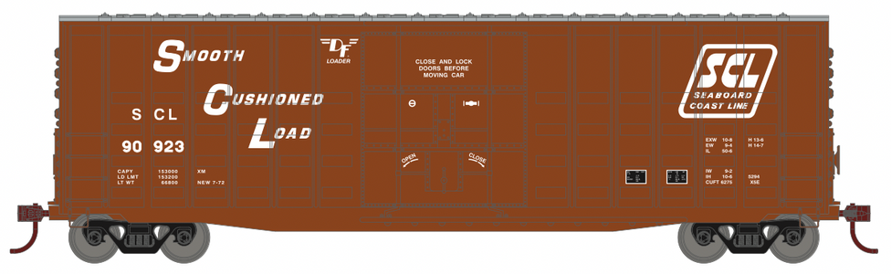 Roundhouse 88176 HO Scale 50' Waffle High Cube Boxcar SCL 90936 — White ...