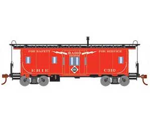 Roundhouse 90187 HO Scale Bay Window Caboose Erie C310 — White Rose Hobbies