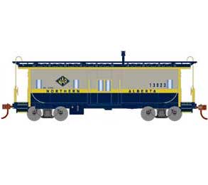 Roundhouse 90197 HO Scale Bay Window Caboose Northern Alberta NAR 1302 ...