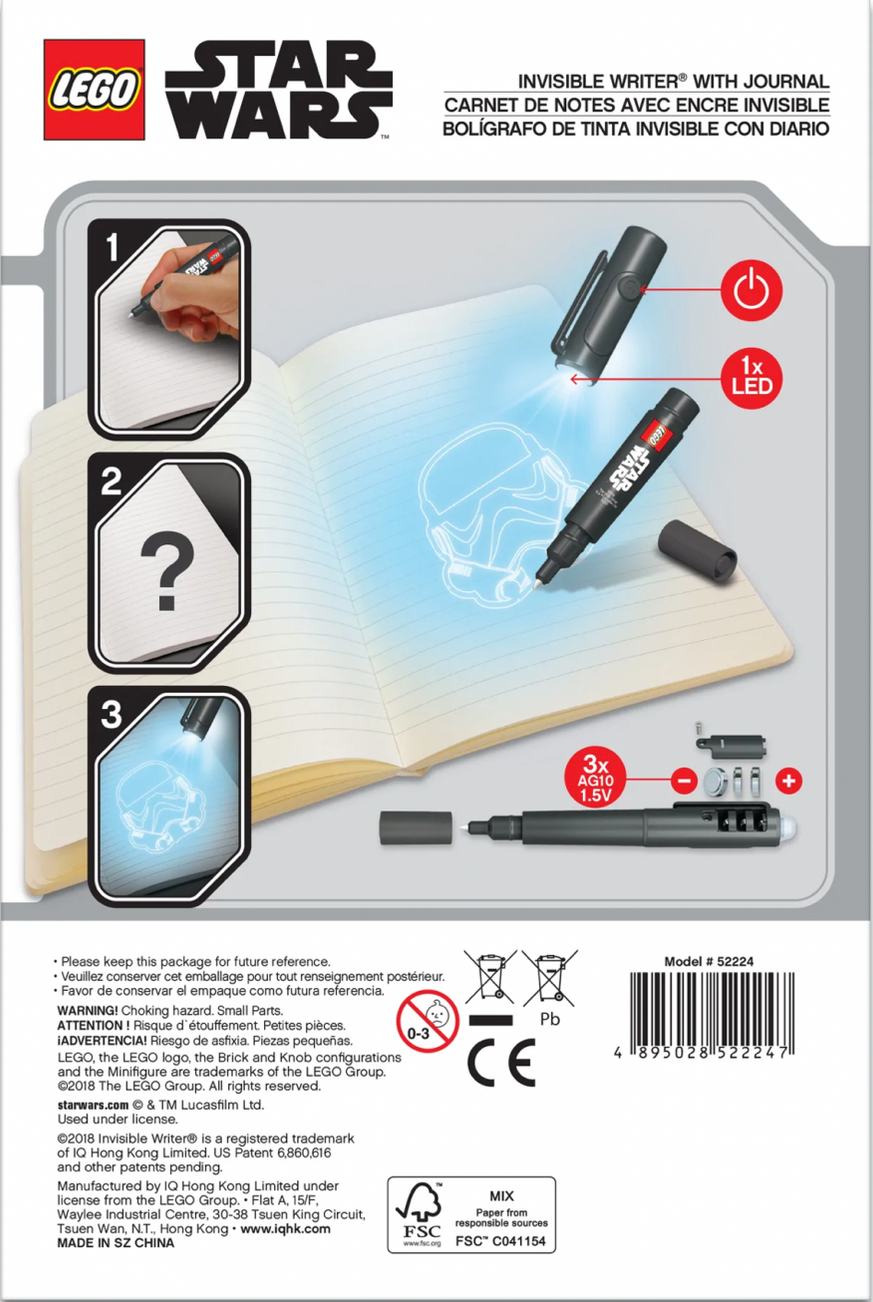Santoki LEGO® Star Wars™ Invisable Writer Set (52224) — White Rose Hobbies