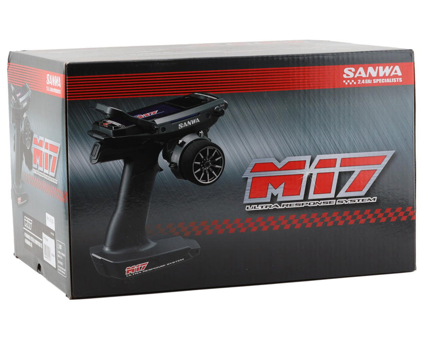 Sanwa M17 FH5 4 Channel 2.4GHz Radio System with RX-493 Receiver — White Rose Hobbies