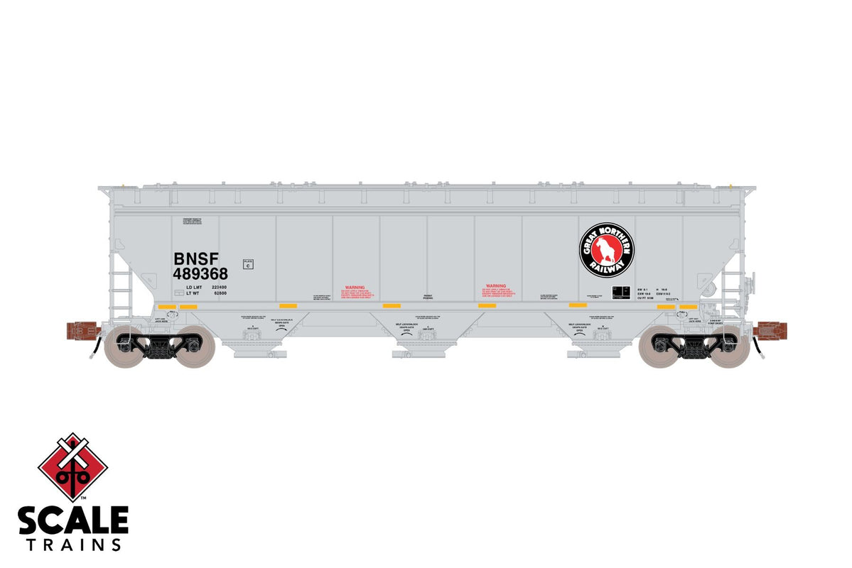 ScaleTrains 33237 Rivet N Scale Gunderson 5188 Covered Hopper GN Herit ...