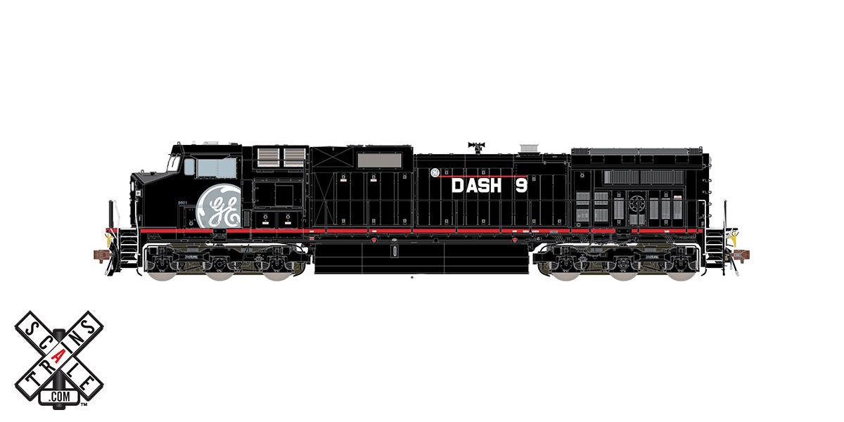 ScaleTrains 33477 Rivet Counter HO Scale GE Dash 9 (C44-9W) GECX Demon ...