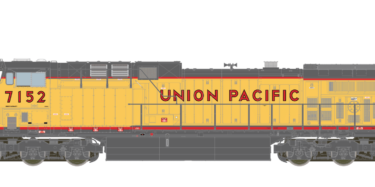 ScaleTrains 38498 HO Scale GE AC4400CW Diesel Union Pacific UP 7157 ...