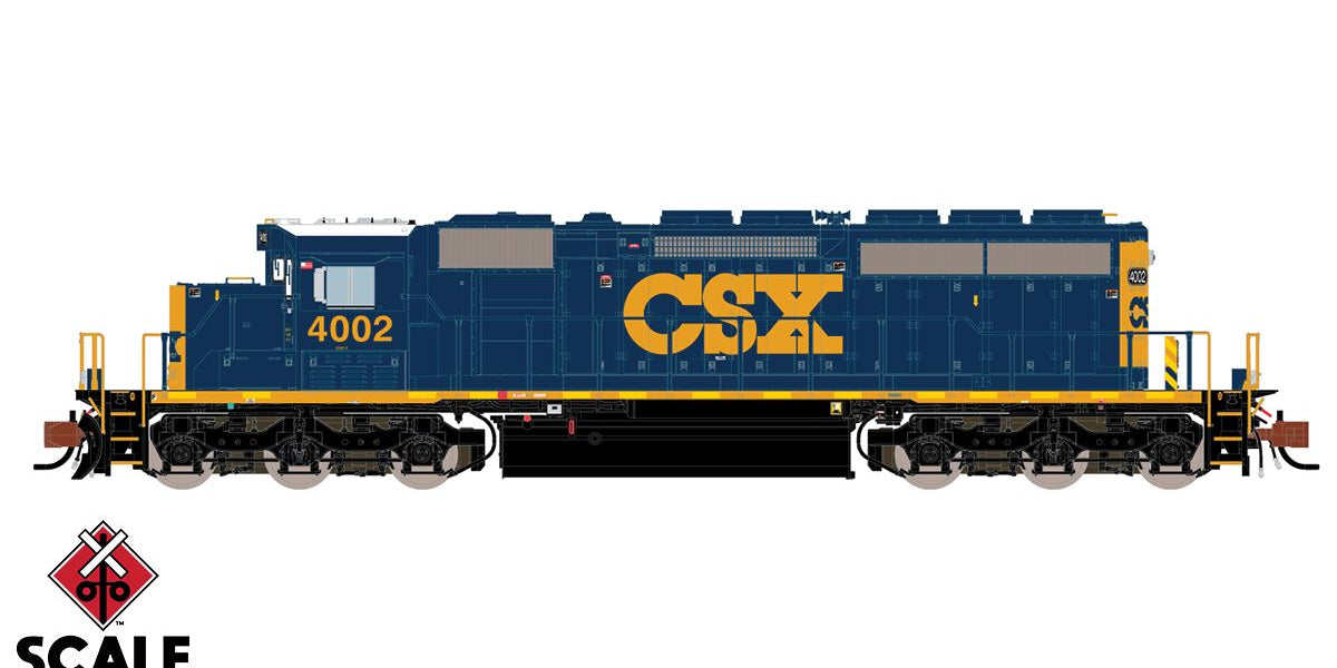 ScaleTrains 38619 Rivet N Scale EMD SD40-3 CSX 4002 DCC LokSound — White Rose Hobbies