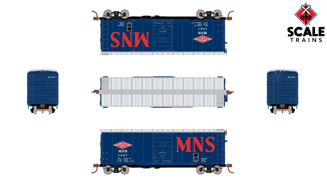 ScaleTrains Kit Classics 1237 HO Scale PS-1 Boxcar Minneapolis Northfi ...