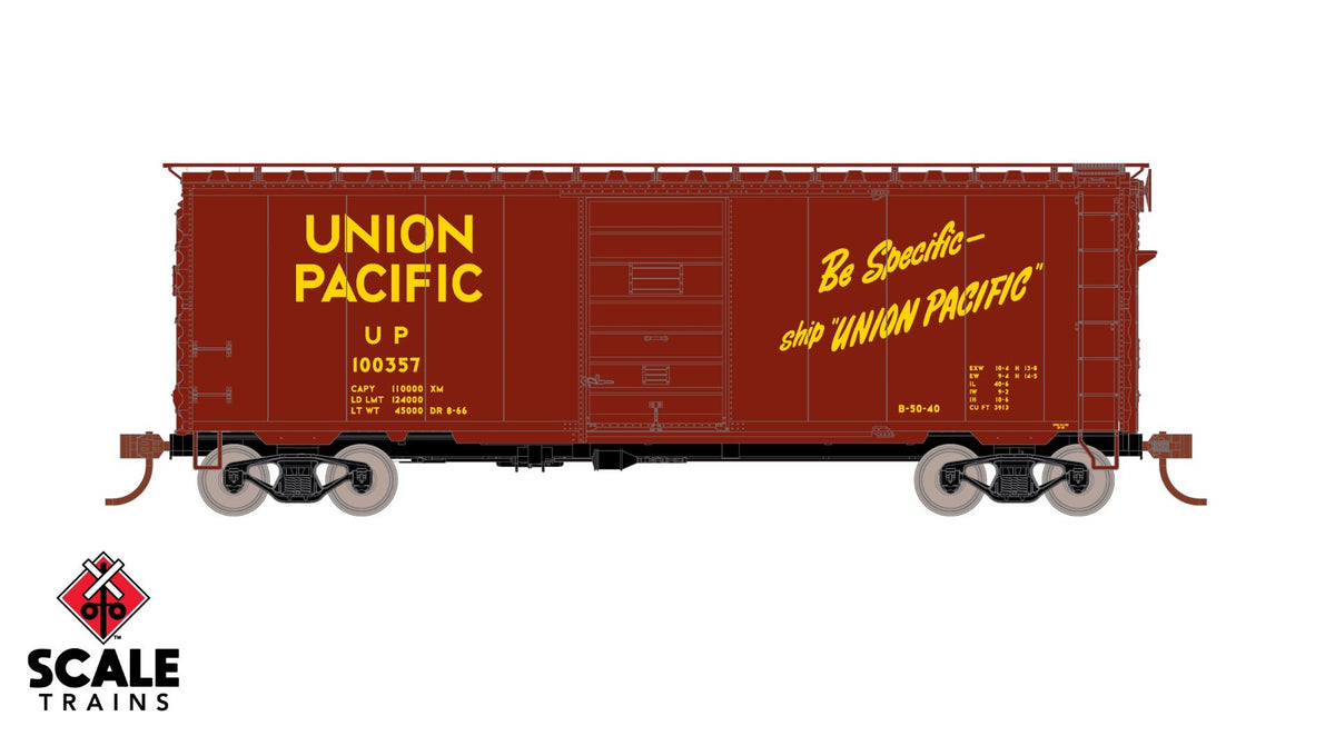 ScaleTrains Kit Classics 1243 HO Scale PS-1 Boxcar Union Pacific UP 10 ...