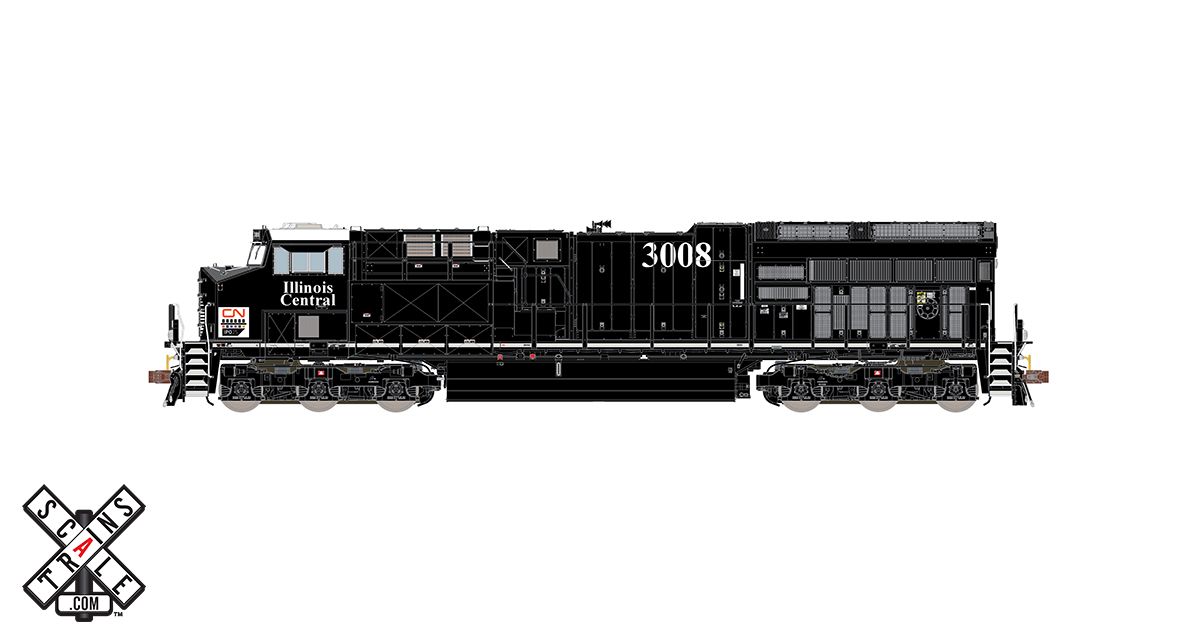 ScaleTrains Rivet 33177 HO Scale GE ET44AC Tier 4 GEVo Diesel IC Herit — White Rose Hobbies