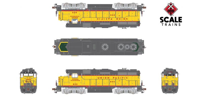 ScaleTrains Rivet 33411 HO Scale EMD GP30 Union Pacific "Dependable Tr — White Rose Hobbies