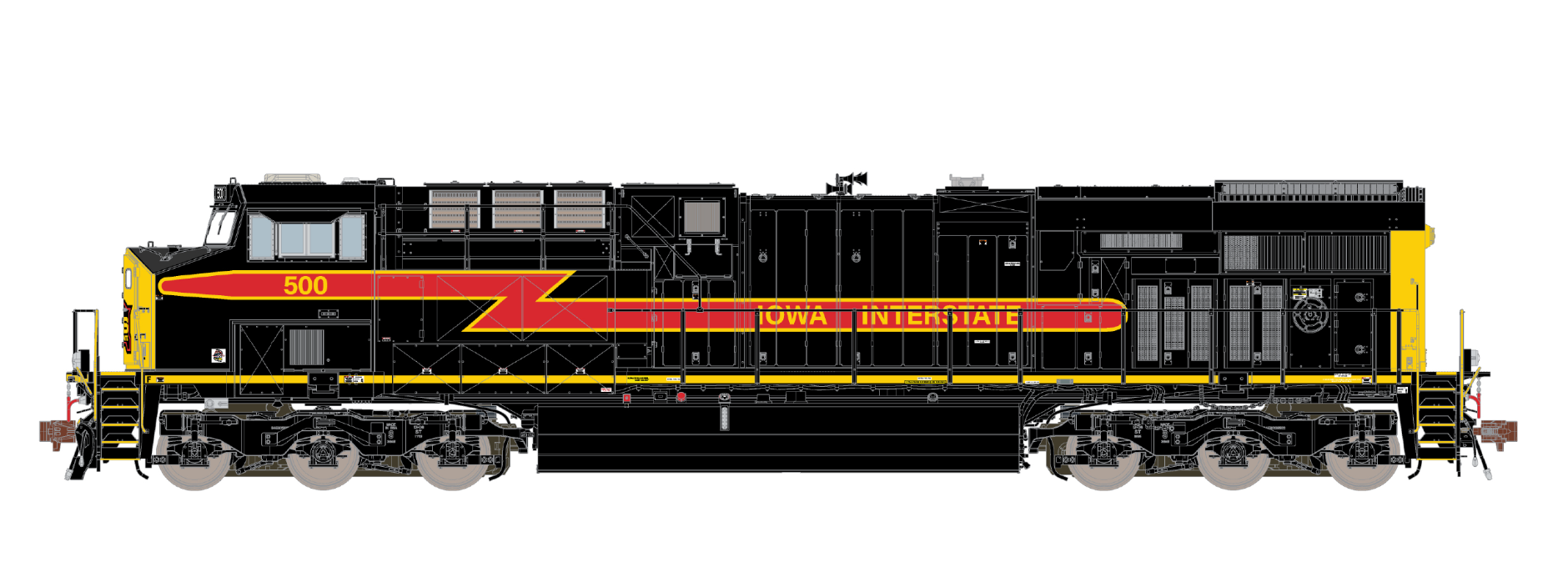 ScaleTrains Rivet 33600 HO Scale GE ES44AC Iowa Interstate IAIS 502 DC — White Rose Hobbies