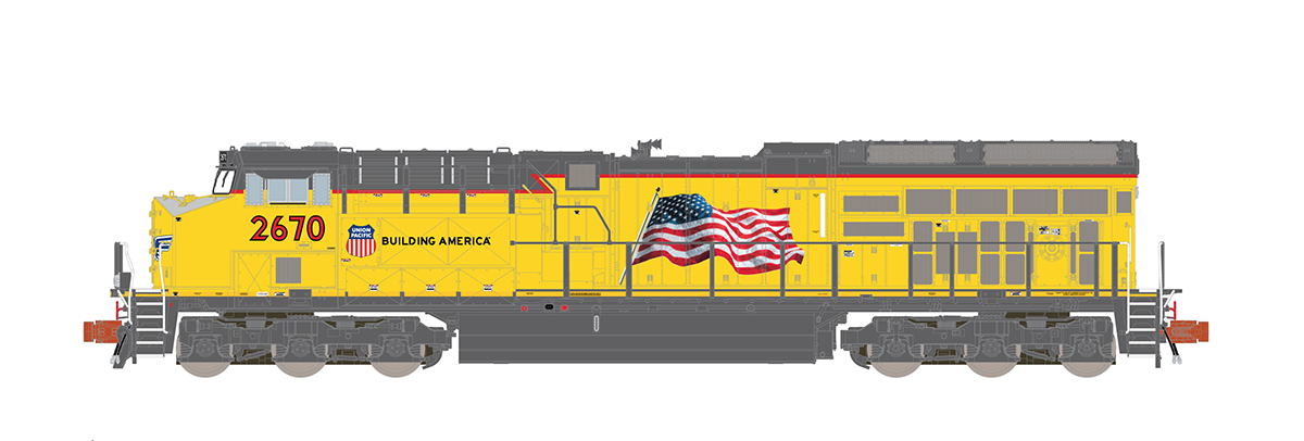 ScaleTrains Rivet 33665 N Scale GE ET44 Tier 4 Diesel "Building Americ — White Rose Hobbies