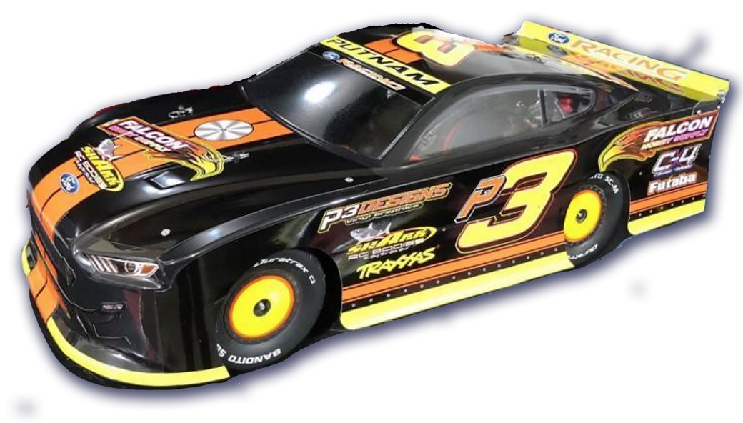 Shark RC Bodies Villain Mustang 12" Streetstock Clear Body Kit for Sho ...