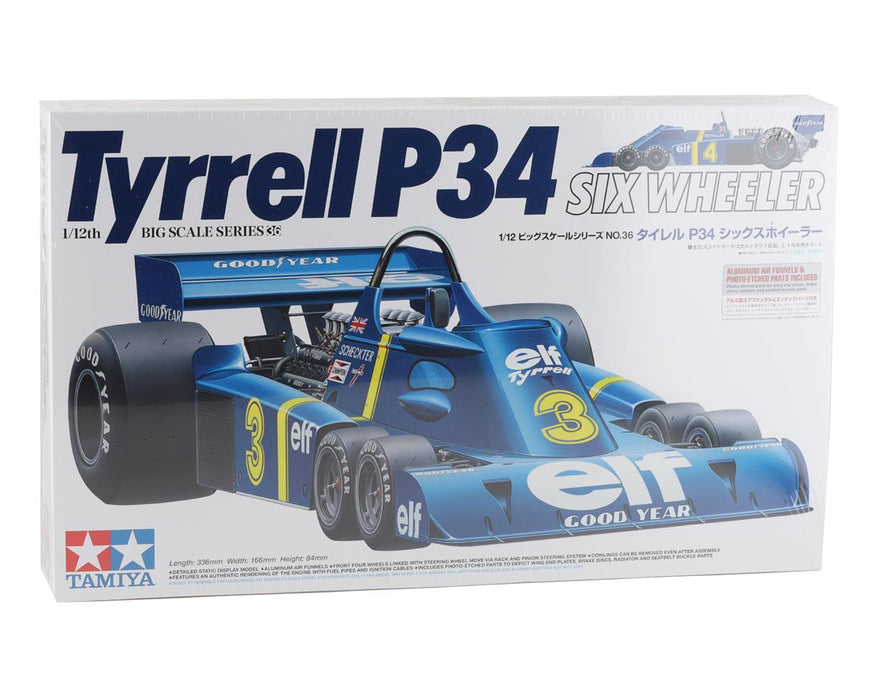 Tamiya 12036 1/12 Tyrell P34 Six Wheeler Model Kit — White Rose Hobbies