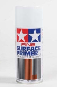 Tamiya 87064 Fine Surface Primer Light Gray (180ml Spray) — White Rose ...