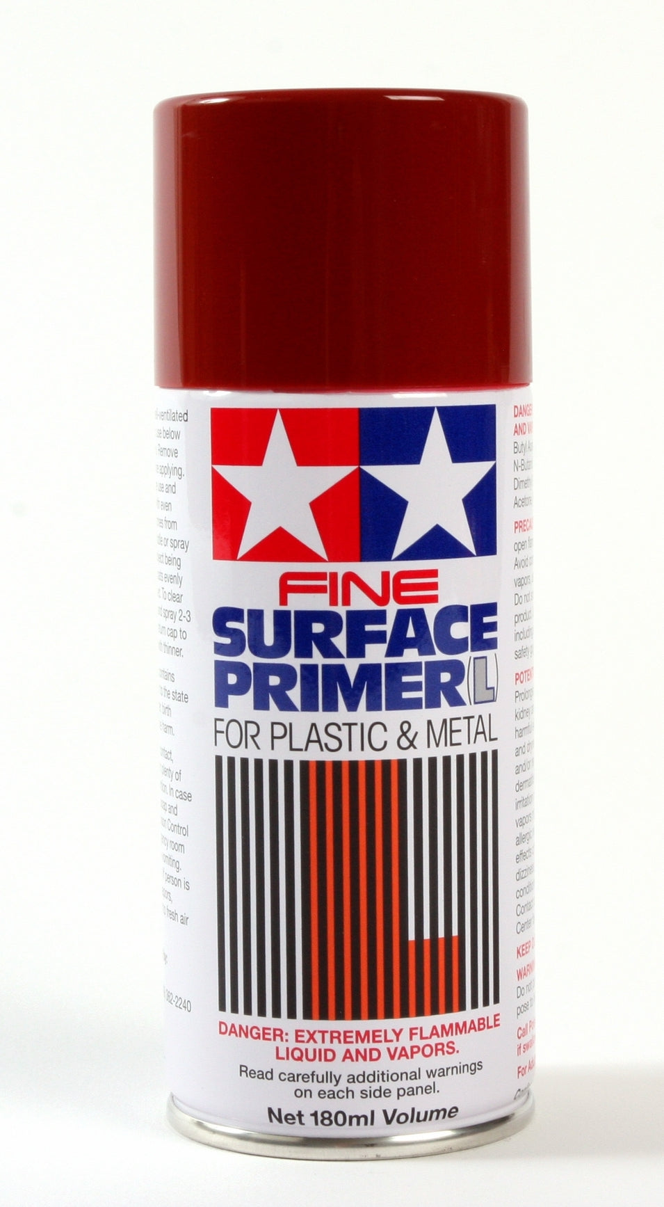 Tamiya 87160 Fine Surface Primer L Oxide Red (180ml Spray) — White Rose ...