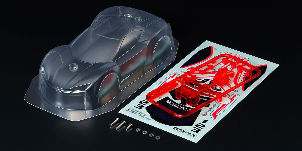 Tamiya 95615 Raikiri Clear JR Body Set for 4WD Mini — White Rose Hobbies